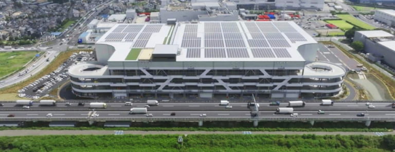 三井不がMFLP海老名I完成、屋上にアウトドア設備