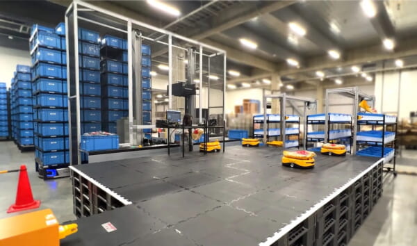 ギークと+Aが協業、AGVとソートロボが融合