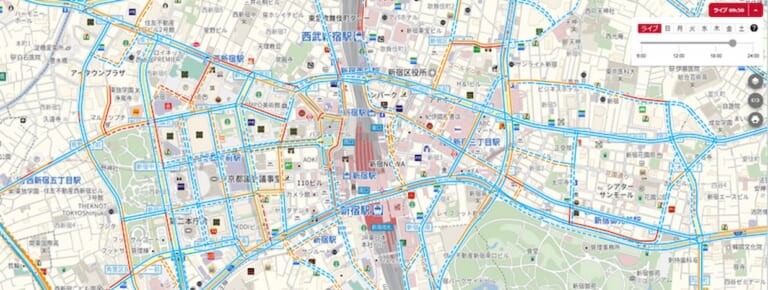MapFan、曜日別渋滞情報β版を期間限定で無料公開